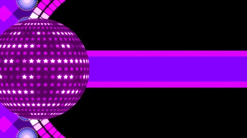 Purple Abstract Frame On Transparent Background Stock Footage Video ...