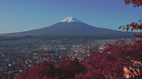 Autumn View Japan Dawn Stock Footage Video (100% Royalty-free ...