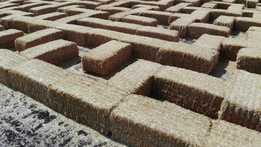 Hay maze Stock Video Footage - 4K and HD Video Clips | Shutterstock