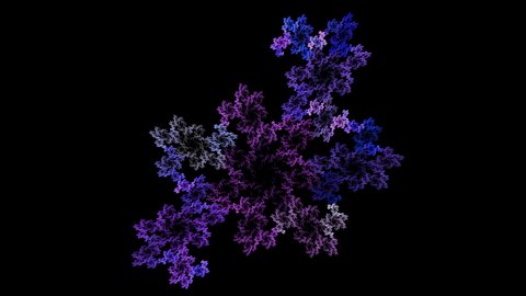 3d Render Fractal Loop Animation Stock Footage Video (100% Royalty-free ...