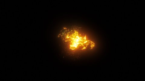 Magic Fire Wispy Ethereal Particle Animation Stock Footage Video (100% ...