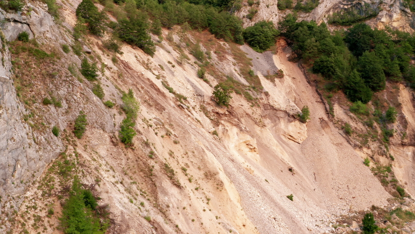 Soil Erosion On a Steep Stock Footage Video (100% Royalty-free ...