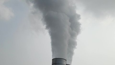 Industrial Waste Gas Pollution Stock Footage Video (100% Royalty-free ...