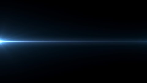 Blue Flare Blinking On Black Background Stock Footage Video (100% ...