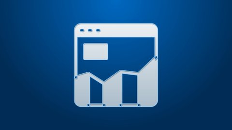 White Line Graph Schedule Chart Diagram Stock Footage Video (100% ...