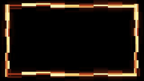 8 Bit Loading Border Frame Outer Stock Footage Video (100% Royalty-free ...