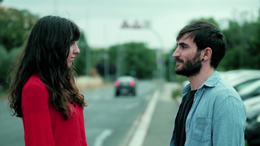 25 Each other staring looking camera Stock Video Footage - 4K and HD ...