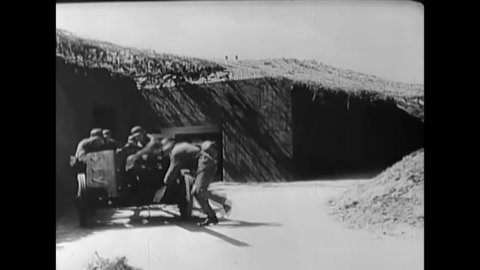 Circa 1940s Generals Rommel Von Rundstedt Stock Footage Video (100% ...