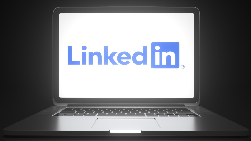 Linkedin on laptop Stock Video Footage - 4K and HD Video Clips ...