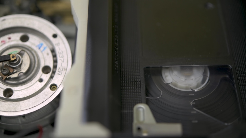 operation mechanism loading unloading film vhs Stock Footage Video (100 ...