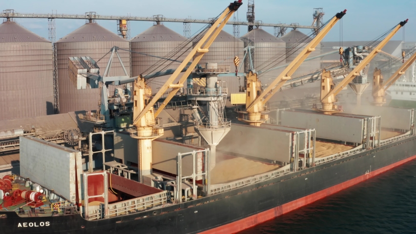 Bulk vessel loading Stock Video Footage - 4K and HD Video Clips ...