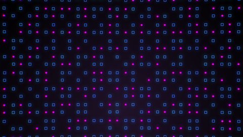 Seamless Retro Neon Glowing Arcade Repeating Stock Footage Video (100% ...