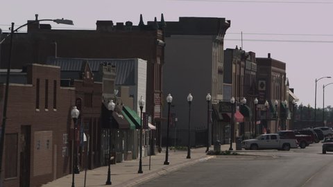 Town Street Wahoo Nebraska Stock Footage Video (100% Royalty-free ...