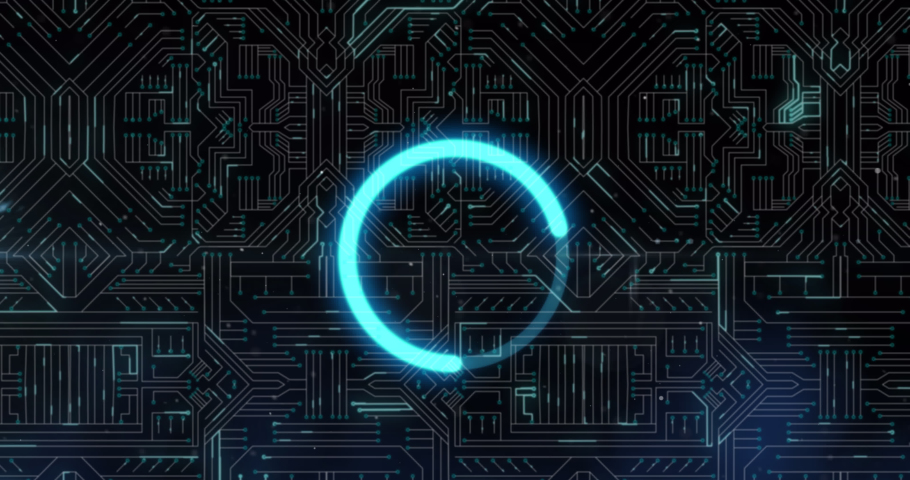 animation data loading ring over network Stock Footage Video (100% Royalty-free) 1078100633 ...
