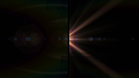 Animation Split Screen Showing Orange Spotlight Stock Footage Video ...