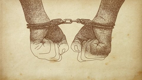 Doodled Animation Handcuff Stock Footage Video (100% Royalty-free ...