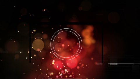 Animation Circular Scope Interference Over Red Stock Footage Video (100% Royalty-free ...