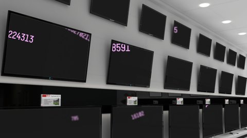Tv store display Stock Video Footage - 4K and HD Video Clips | Shutterstock