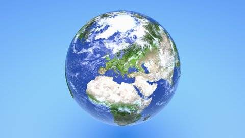 Earth Globe 4k Rotating 3d Animation Stock Footage Video (100% Royalty ...