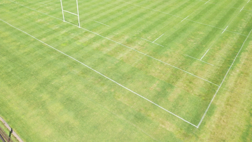 Rugby Grand Birds Eye View Stock Footage Video (100% Royalty-free ...