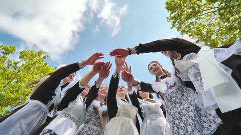 Russian school graduation Stock Video Footage - 4K and HD Video Clips ...