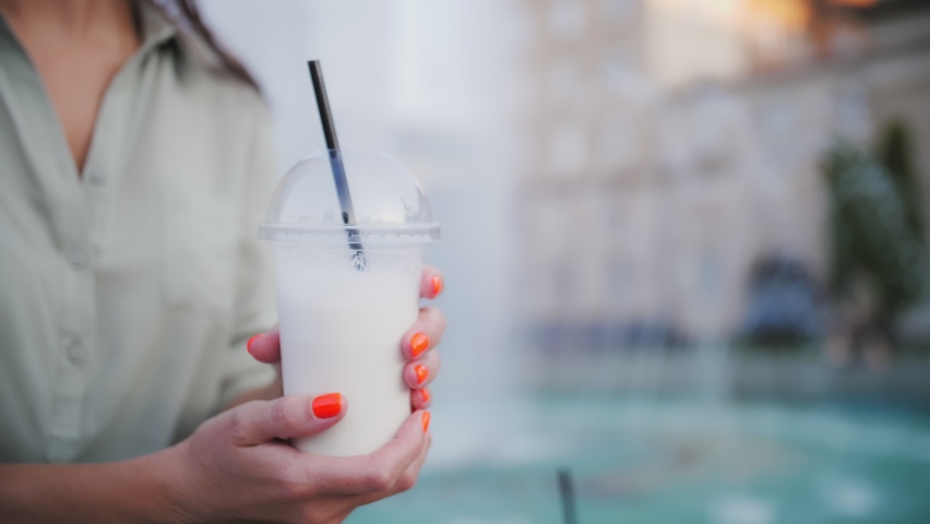 Milk Shake Plastic Cup Stock Video Footage - 4K and HD Video Clips ...