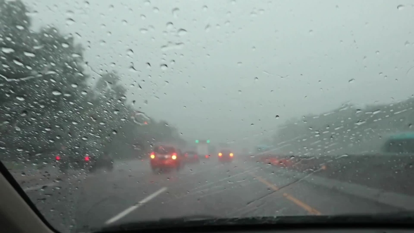 Rain Hitting Windshield Stock Video Footage - 4K and HD Video Clips ...