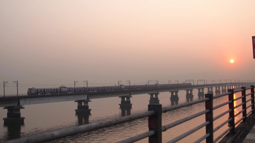 Vashi bridge Stock Video Footage - 4K and HD Video Clips | Shutterstock