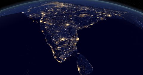 India map satellite view Stock Video Footage - 4K and HD Video Clips ...