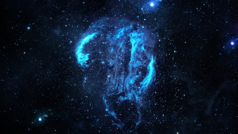 Seamless Looping Animation Flying Into Nebula Stock Footage Video (100% ...