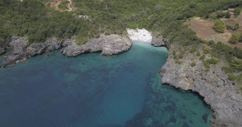 Cala Bianca Cilento Italy Marina Di Stock Footage Video (100% Royalty ...