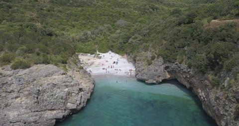 Cala Bianca Cilento Italy Marina Di Stock Footage Video (100% Royalty ...