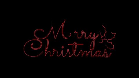 Merry Christmas Seamless Loop Abstract Motion Stock Footage Video (100% ...