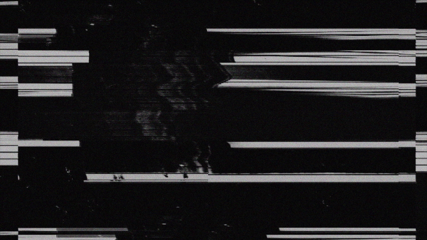 A retro damaged VHS static distortion defect overlay. This overlay ...