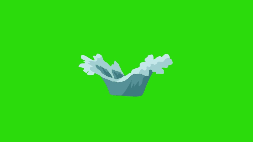 Water Splash, 2d Loop Animation Stock Footage Video (100% Royalty-free ...