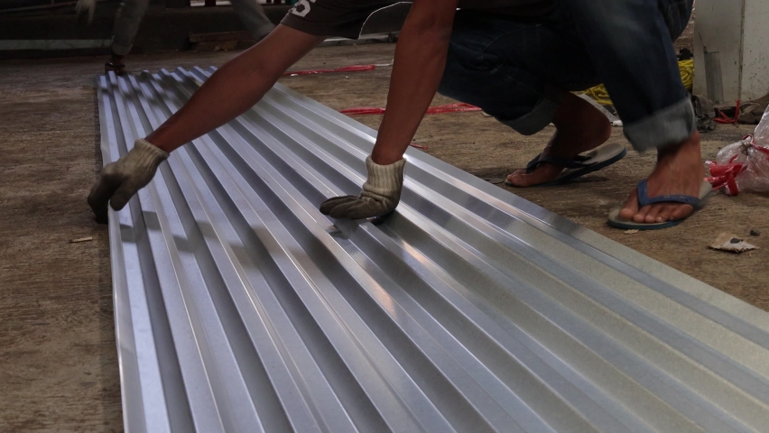 Roof Sheets Stack Stock Video Footage - 4K and HD Video Clips ...