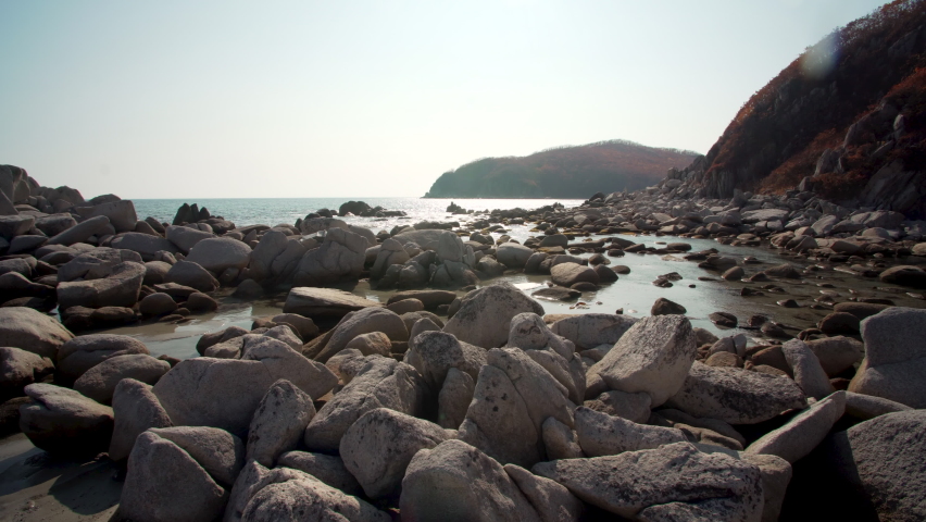Bowlder beach Stock Video Footage - 4K and HD Video Clips | Shutterstock