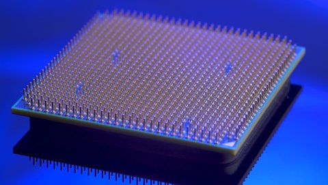 Sample Cpu Processor Technology Plant On Stock Footage Video (100% ...