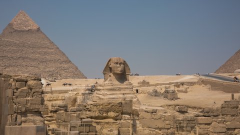 Time Lapse Pyramids Giza Egypt Stock Footage Video (100% Royalty-free ...