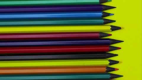 Rainbow colored pencils Stock Video Footage - 4K and HD Video Clips ...