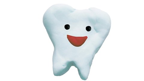 Smily White Tooth Clay Art Loop Stock Footage Video (100% Royalty-free ...