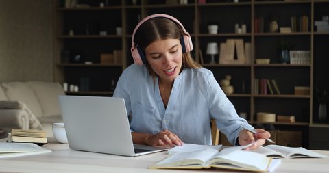 Busy Gen Z Female Teenager Wear Stock Footage Video (100% Royalty-free ...