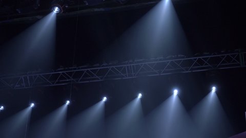 Animation Stage Lights Frame Bright Shiny Stock Footage Video (100% ...