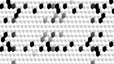 Flashing Big Small Square Rectangular Elements Stock Footage Video (100 ...