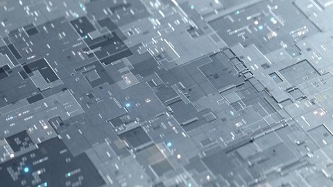 Abstract Digital High Tech Background Seamless Stock Footage Video (100 ...