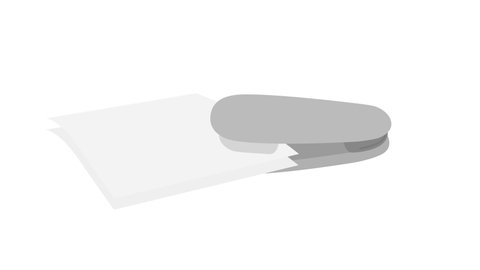 Animation Stapler Staples Paper Cartoon Motion Stock Footage Video (100 ...