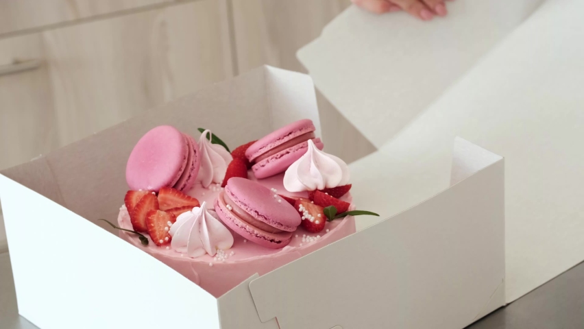 Packing cakes Stock Video Footage - 4K and HD Video Clips | Shutterstock