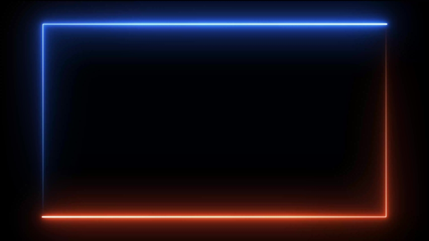 abstract seamless background blue-orange spectrum looped Stock Footage ...