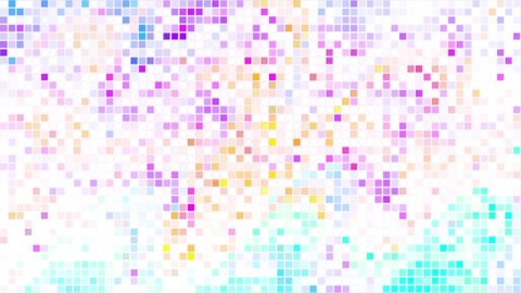 Animation Moving Pixel Image On White Stock Footage Video (100% Royalty ...