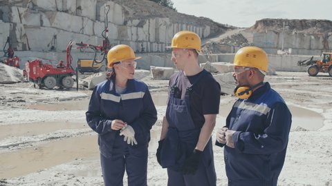 Handheld Medium Shot Female Supervisor Uniform Stock Footage Video (100 ...